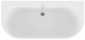 Polimat Akrylátová volně stojící vana ke stěně Sola 160x75 Barva: Bílá, Rozměry (cm): 160x75