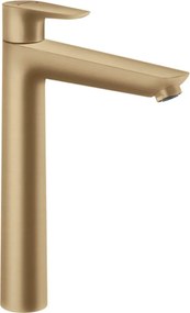 Hansgrohe Talis E, vysoká umyvadlová baterie 240 bez odtokové soupravy, kartáčovaná bronzová, 71717140