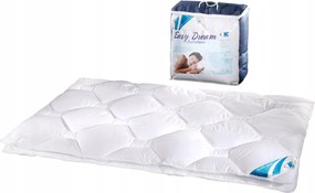 Antialergická přikrývka 160x200 Easy Dream 1,2 kg bílá s uhlíkovými vlákny