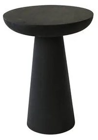 Černý odkládací stolek Tucas Home Mushroom - 50 cm