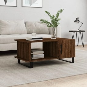 Konferenční stolek hnědý dub 90 x 50 x 40 cm kompozitní dřevo,  829515 HangarStore.cz