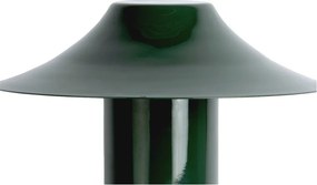 Tmavě zelená kovová stolní lampa (výška 32 cm) Catania Trapeze – Leitmotiv