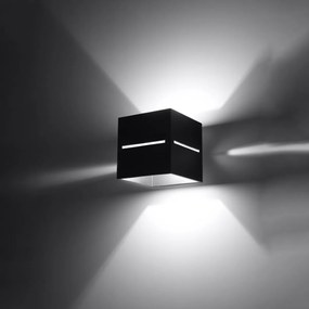 Sollux Lighting Nástěnné svítidlo LOBO černé