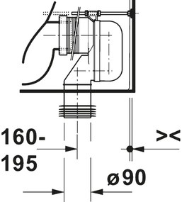 Duravit 20600900002 - WC kombi D-CODE keramika/lesklá bílá