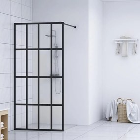 Zástěna do průchozí sprchy čiré tvrzené sklo 80 x 195 cm - Default Title