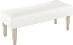 Dlouhá lavička 100x40cm barva bílá