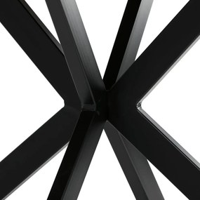Kulatý jídelní stůl 120x120cm HT-F4120 OAK, mdf, divoký dub