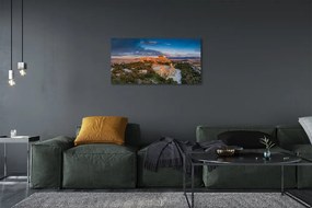 Obrazy na plátně Řecko Panorama architekturu Athens 140x70 cm