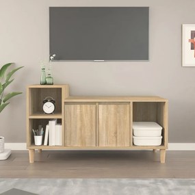 vidaXL TV skříňka 100x35x55 cm kompozitní dřevo [821176] Barva: Bílá