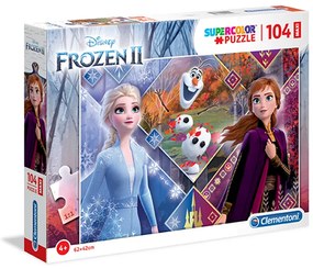 Clementoni - Puzzle Maxi 104 Frozen 2