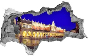 Wallmuralia Fototapeta díra na zeď 3D Krakov Polsko 95x73 cm