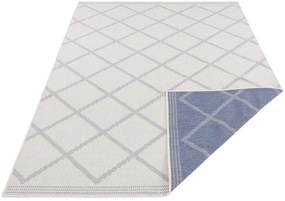 NORTHRUGS - Hanse Home koberce Kusový koberec Twin Supreme 103759 Corsica Blue/Cream – na ven i na doma - 80x350 cm