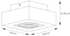 Lucide 09119/06/31 - LED Bodové svítidlo XIRAX 1xGU10/5W/230V bílá