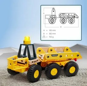 BRIO Stavebnice BUILDER Sklápěčka Volvo / od 3 let