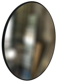 LOFTIKA Kulaté zrcadlo TINA 60cm černé