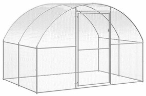 Venkovní klec pro kuřata 3 x 2 x 2 m pozinkovaná ocel 171463