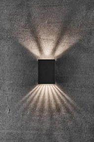 NOR 2019041003 Venkovní nástěnné svítidlo Fold 10 2x3,5W LED černá čirá - NORDLUX