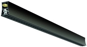 Mantra Hanok, lineární černé závěsné svítidlo LED 76W 3000K 50°, délka 240cm