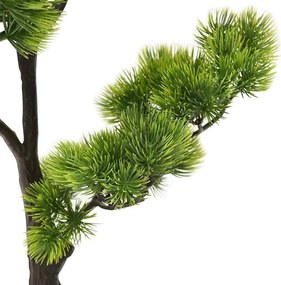 Umělá bonsaj borovice s květináčem 60 cm zelená 336316