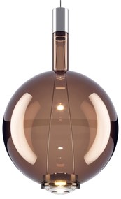 Lodes 14823 4630 Sky-Fall Round Large, závěsné svítidlo z bronzového skla, 14W LED 3000K dim, průměr 34cm