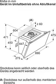 Bosch DWK91LT60 Serie 8 černá / Nástěnný odsavač par / 90 cm / 3 úrovn