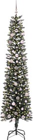 Umělý vánoční stromeček Zelená 240 cm PVC, plast a ocel 3395966
