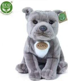 RAPPA Plyšový pes stafordšírský bulteriér 30cm / ECO-FRIENDLY / od 0 m