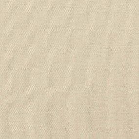 Houpací křeslo krémové textil 328009