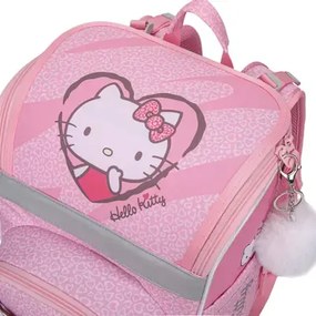 BAAGL Školní aktovka Zippy Plus Hello Kitty Sweet Leopard / GRS / 21 l