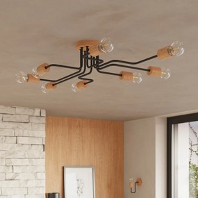 Sollux Lighting Lustr TIMBO 8 černý