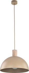 TK Lighting Béžový závěsný lustr Oslo pro žárovku E27 TK11010