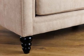 Designová rozkládací pohovka Scarlet 220 cm šampaňský samet