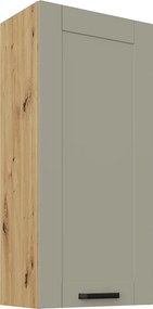 LUNA sa | horní skříňka 50 G-108 1F s policemi | 50 cm | EXTRA VYSOKÁ | UNI dvířka | artisan/světle šedá