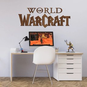 DUBLEZ | Dřevěné logo na zeď - World of Warcraft