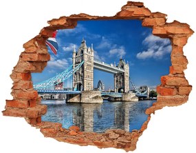 Wallmuralia Fototapeta díra na zeď 3D Tower bridge Londýn 90x70 cm