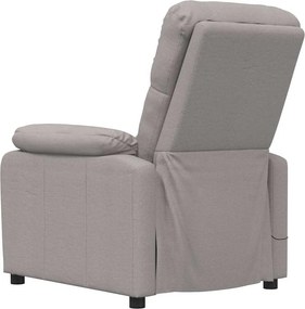 Masážní křeslo taupe textil 289680