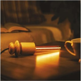 LED žárovka DECO FLAME T30 teplá bílá