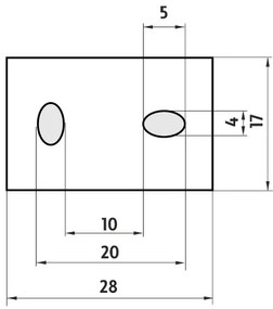 Nimco Držák na ručníky, 37 cm MAYA černá - MAC 29098-90