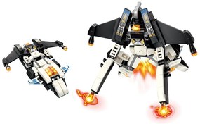 Qman Guardian of Star's Core 3102-5 Noční válečné letadlo "Mark" 2v1
