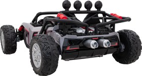 Ramiz Elektrická bugina Racing 5 pro děti +3 šedá + motory 2x200W + dálkové ovládání + pomalý start