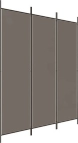 vidaXL 3dílný paraván 150x200 cm textil [350180] Barva: Bílá