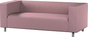 Potah na pohovku IKEA  Klippan 2-místná barva růžová látka pletený vzor