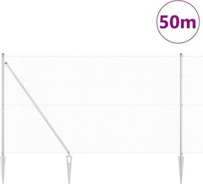 Svařované drátěné ploty s hroty 50 x 1,6 m Pozinkovaná ocel 3352012