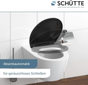 Eisl Sanitär WC prkénko Duroplast Soft Close Schwarz 82410