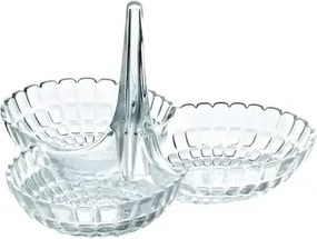 Guzzini Tiffany stojánek transparentní / Servírovací stojánek / 25x23,