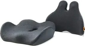 Powerton Set bederní opěrky a podsedáku antracit / ergonomický / paměť