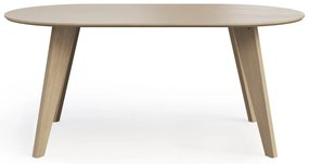Jídelní stůl s deskou v dubovém dekoru v přírodní barvě 100x180 cm Lago – TemaHome