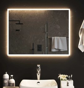 vidaXL Koupelnové zrcadlo s LED osvětlením 60 x 80 cm [3154081]