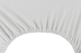 DecoKing Bavlněné jersey prostěradlo Amber bílé Deco king Rozměr prostěradlo DecoKing: 100-120x200 cm 30cm