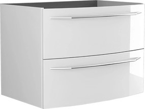 XXXLutz SPODNÍ UMYVADLOVÁ SKŘÍŇKA, bílá, bílá, 74/55/51 cm Welnova - Koupelnové série - 000970002601
